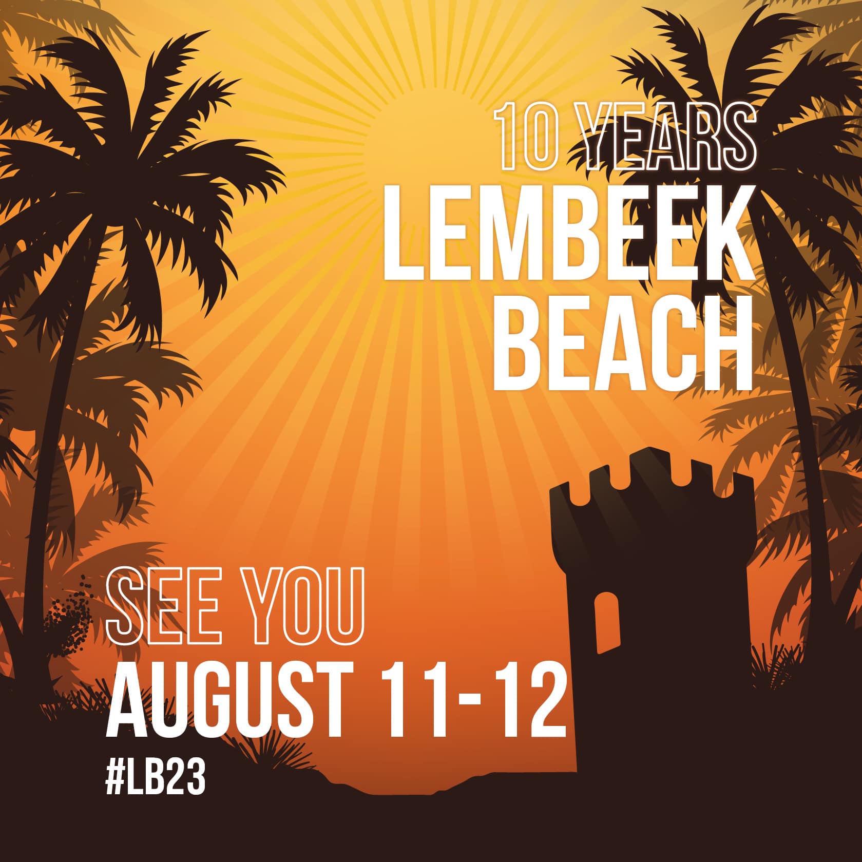 Lembeek Beach viert 10de editie op 11 en 12 augustus! | Stad Halle